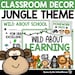 Jungle Theme Decor | Safari Theme Decor | Classroom Decor | Bulletin ...