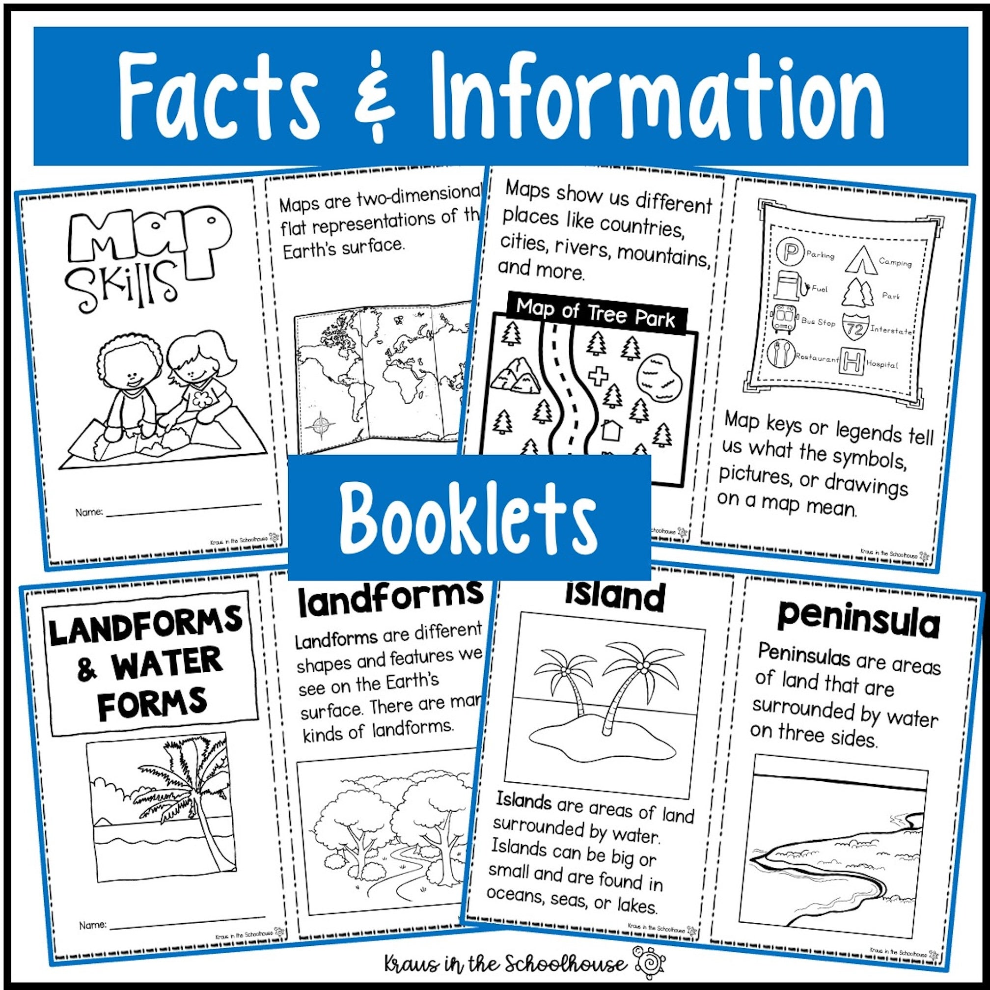 Map Skills Activities | Maps and Globes | Landforms | Continents and ...