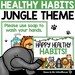 Healthy Habits Posters for Bulletin Boards | Jungle Theme Decor ...