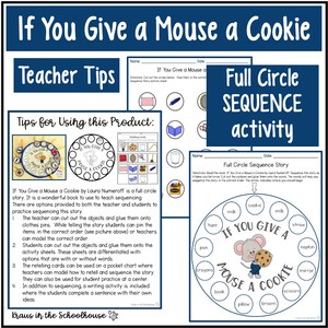 If You Give a Mouse a Cookie Activity | Laura Numeroff | If You Give a ...
