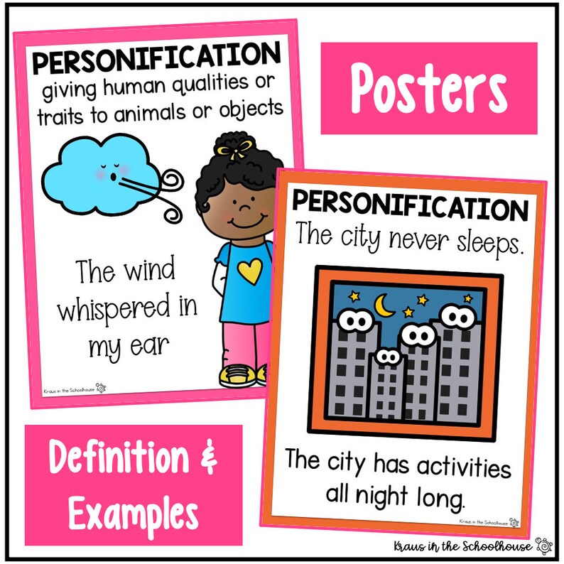 Personification Worksheets | Personification Printables ...