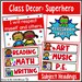Superhero Theme Decor | Classroom Decor | Bulletin Boards | Superhero ...