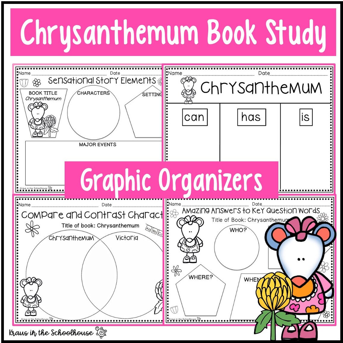 Chrysanthemum Printables | Chrysanthemum Worksheets | Chrysanthemum ...