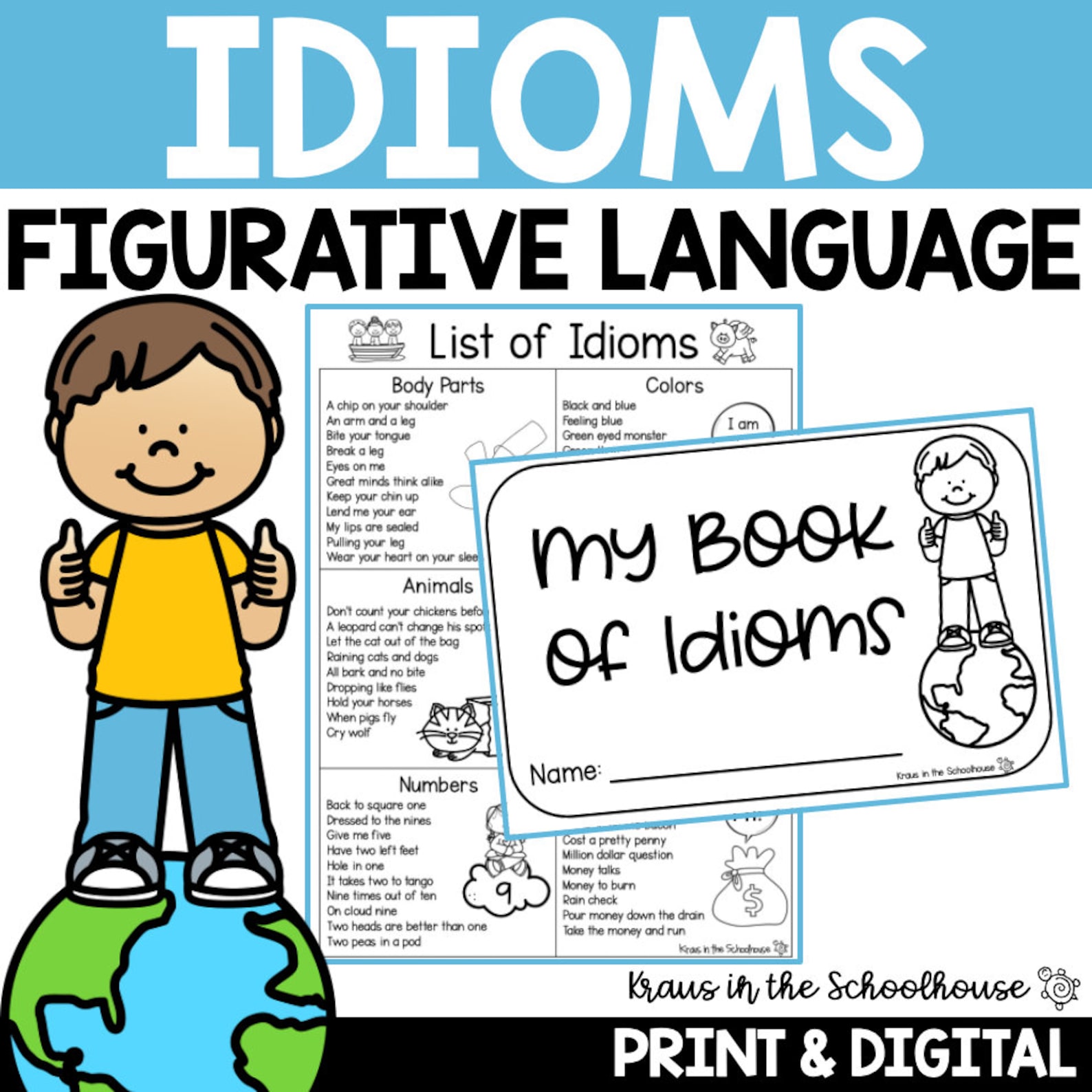 Idioms Worksheets | Idioms Printables | Idioms Activity Sheets ...