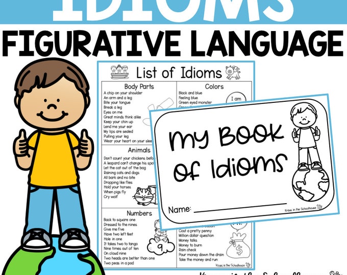 8 Printable "fill in the Blanks" Idioms English Worksheets! Fill in the ...