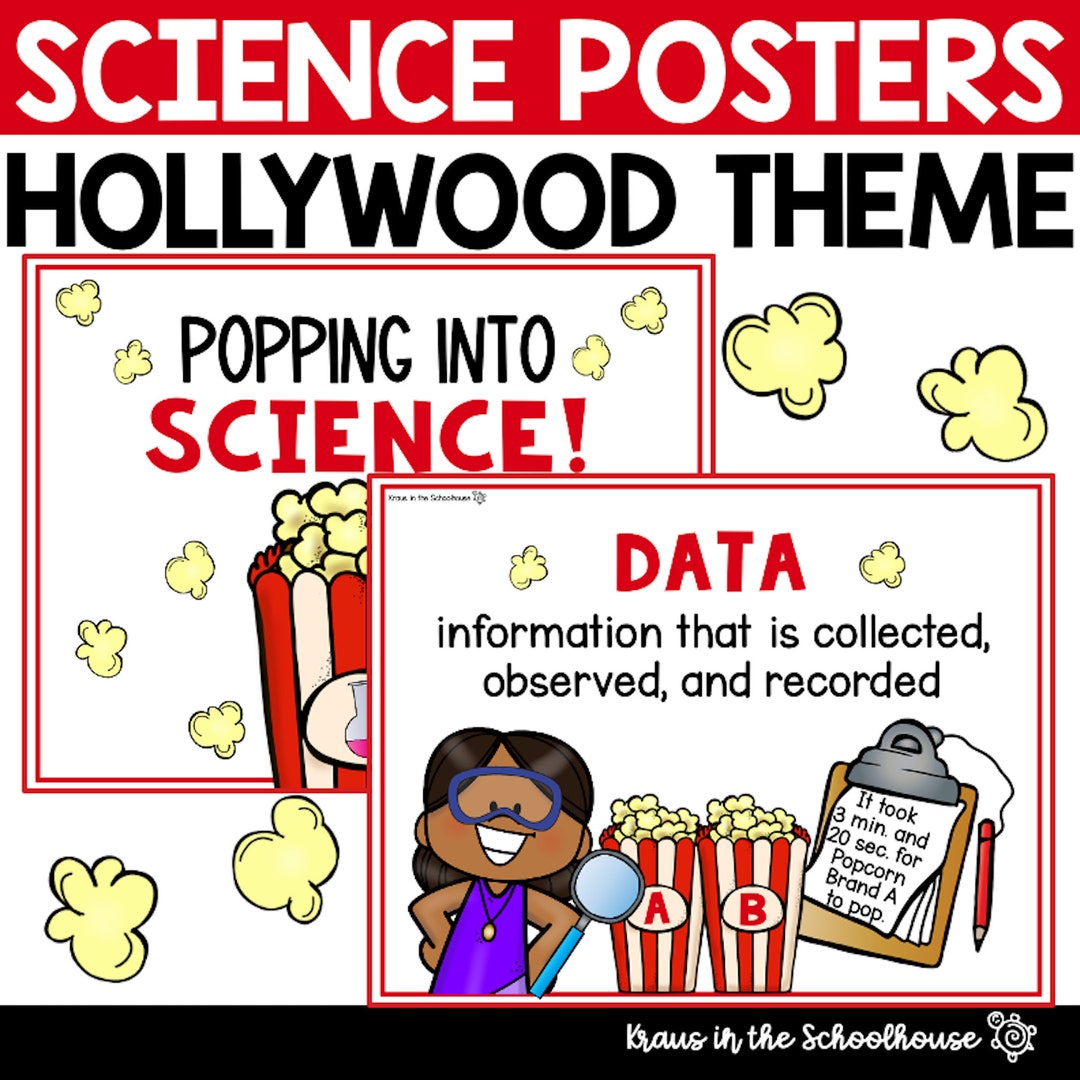 Hollywood Theme Science Posters | Movie Theme Science Posters ...