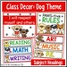 Dog Theme Decor | Classroom Decor | Bulletin Board | Dog Certificates ...