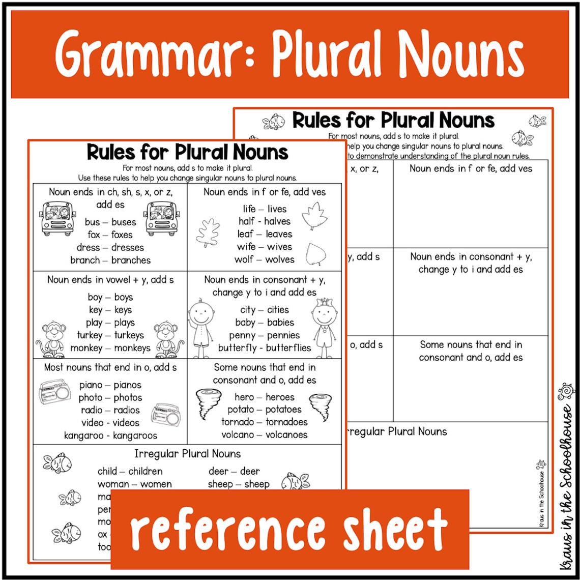 Plural Nouns Activities | Plural Nouns Worksheets | Plural Nouns ...