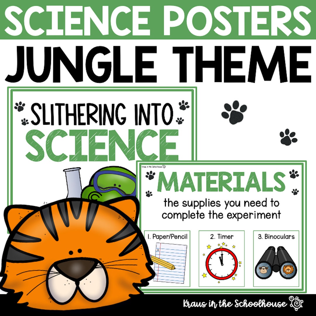 Jungle Theme Science Posters | Safari Theme Science Posters ...