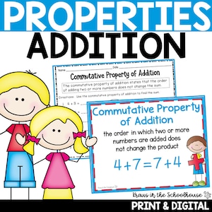 Properties of Addition Worksheets | Properties of Addition Printables ...