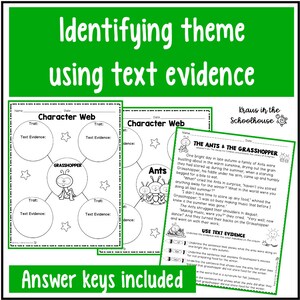 The Ants and the Grasshopper Printables | Aesop's Fables Printables ...