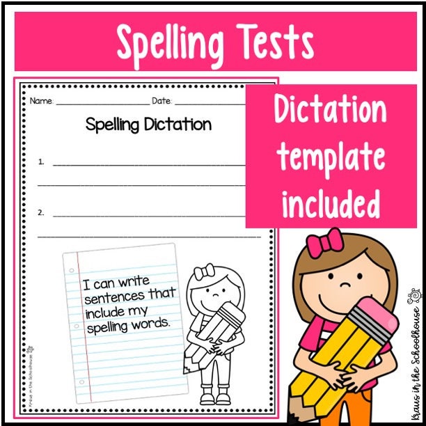 Spelling Tests | Spelling Test Templates | Spelling Tests for 10, 12 ...