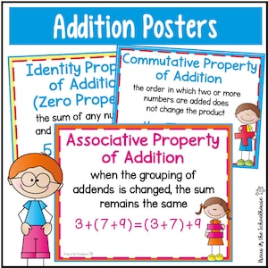 Properties of Addition Worksheets | Properties of Addition Printables ...