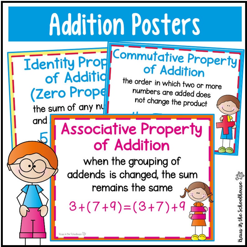 Properties of Addition Worksheets | Properties of Addition Printables ...