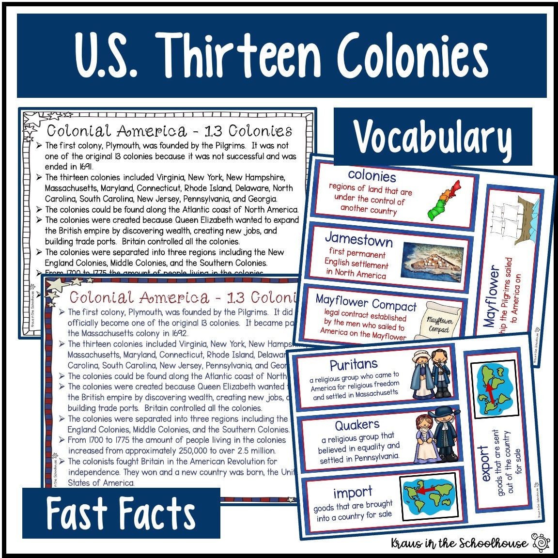 13 Colonies Printables | US History Activity Sheets | 13 Original ...