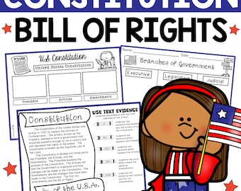 Constitution Day Activities | Bill of Rights Activities | US ...