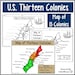 13 Colonies Printables | US History Activity Sheets | 13 Original ...