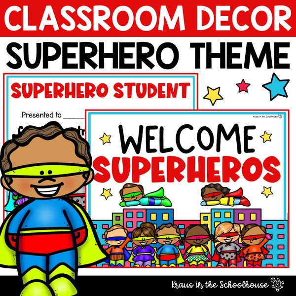Superhero Classroom - Etsy