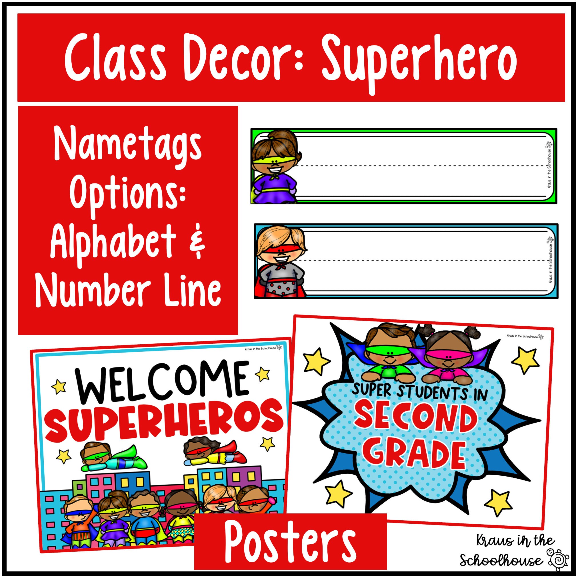 Superhero Theme Decor | Classroom Decor | Bulletin Boards | Superhero ...