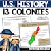 13 Colonies Printables | US History Activity Sheets | 13 Original ...