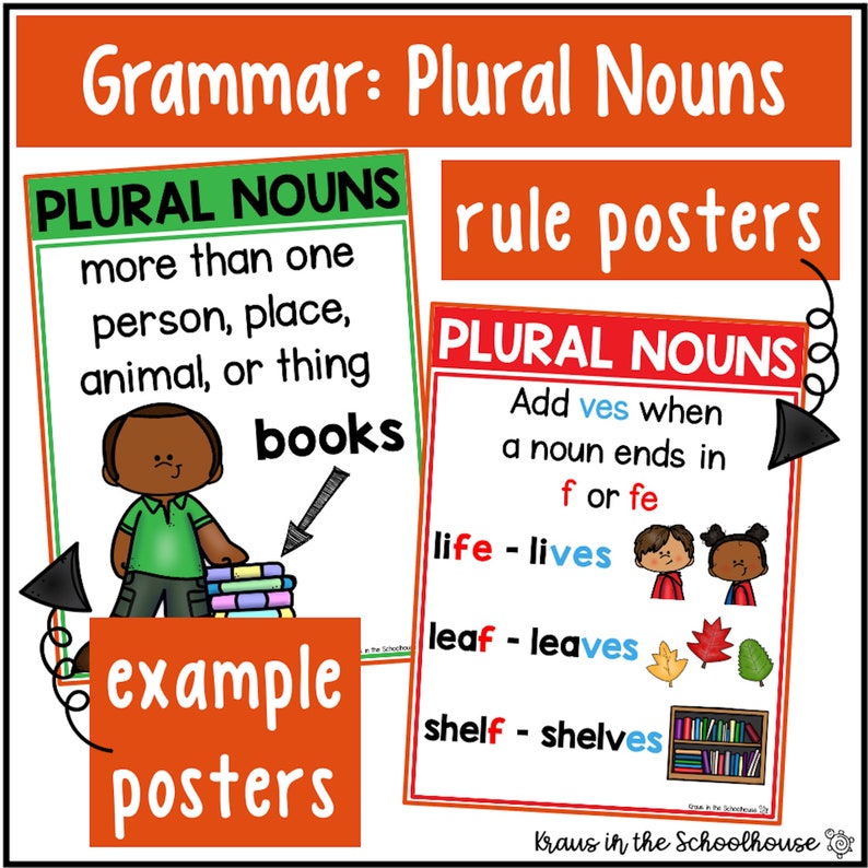 Plural Nouns Activities | Plural Nouns Worksheets | Plural Nouns ...