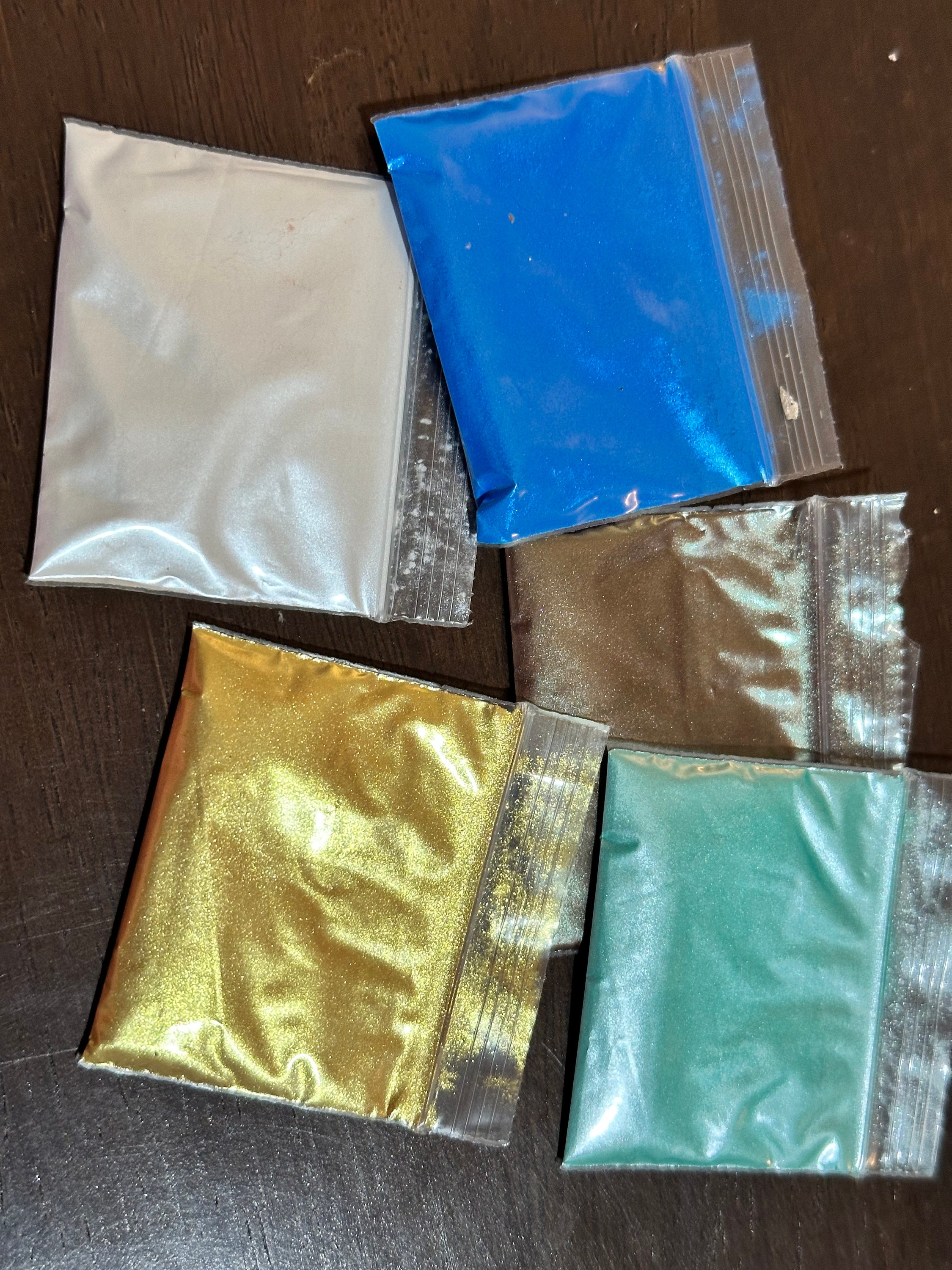 5 Color Mica Powder Set - Etsy