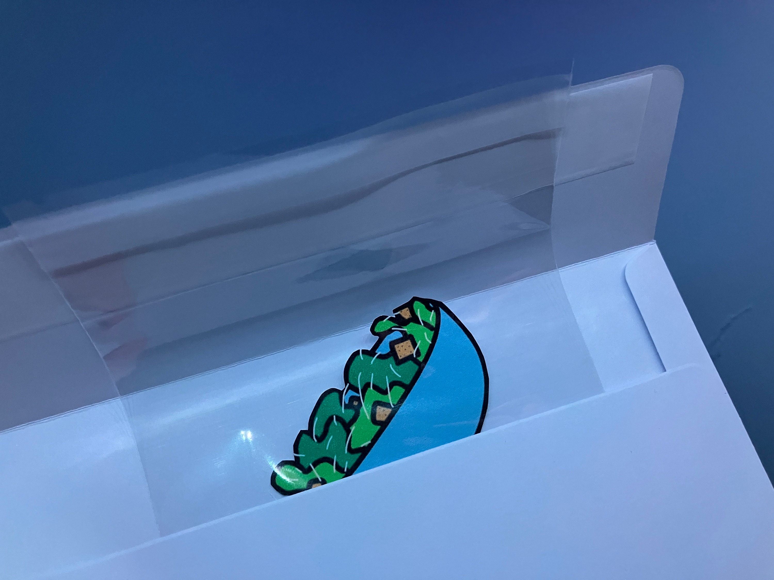 Cute Detailed Handmade Cartoon Caesar Salad Sticker With Croutons - Etsy