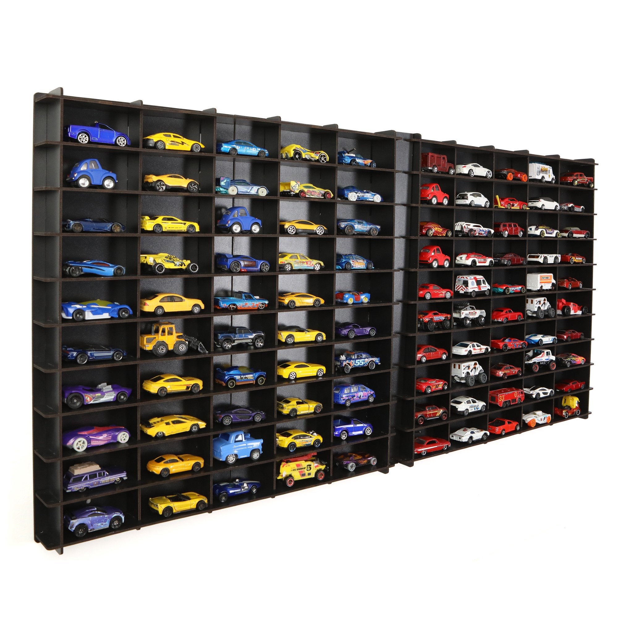 1:64 Toy Car Wall Shelf, Hotwheels, Matchbox Compatible Display Case ...