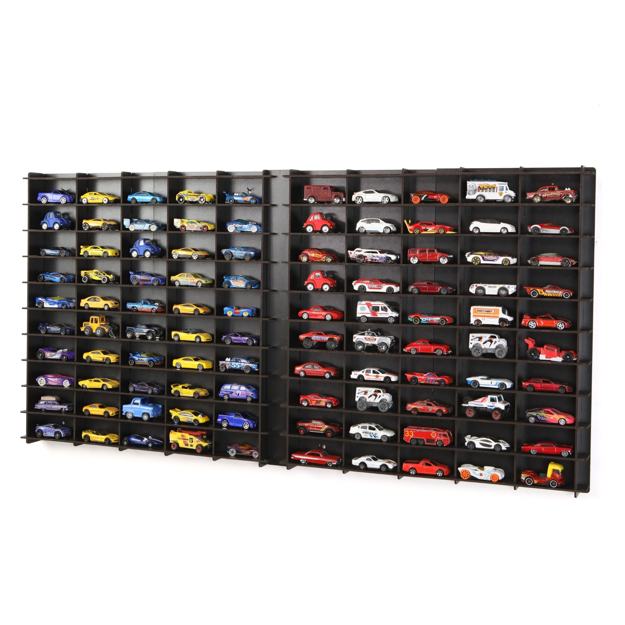 1:64 Toy Car Wall Shelf, Hotwheels, Matchbox Compatible Display Case ...