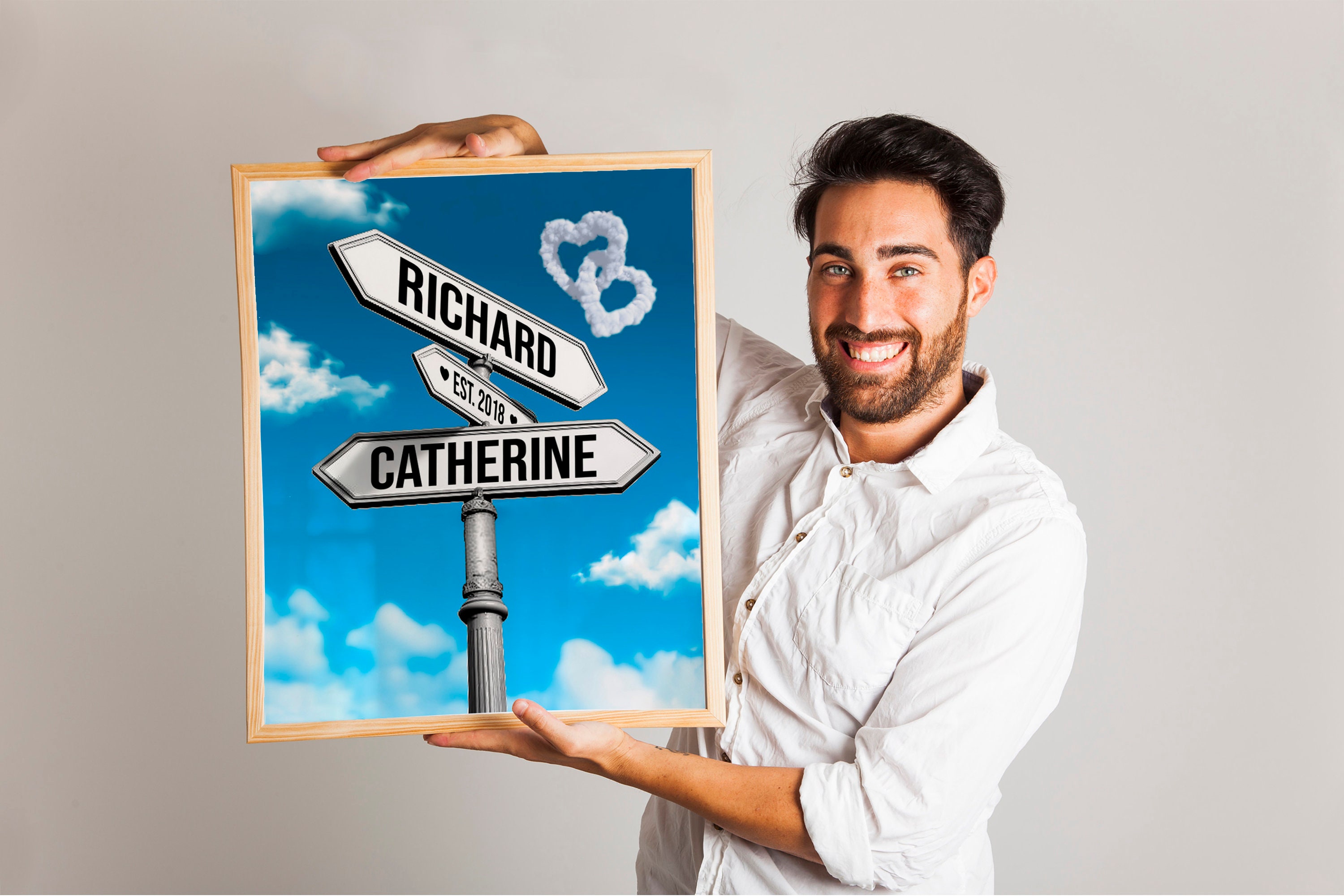 Personalized Intersection Sign, Custom Anniversary Gift, Personalized ...