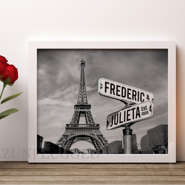 Paris Street Sign - Etsy