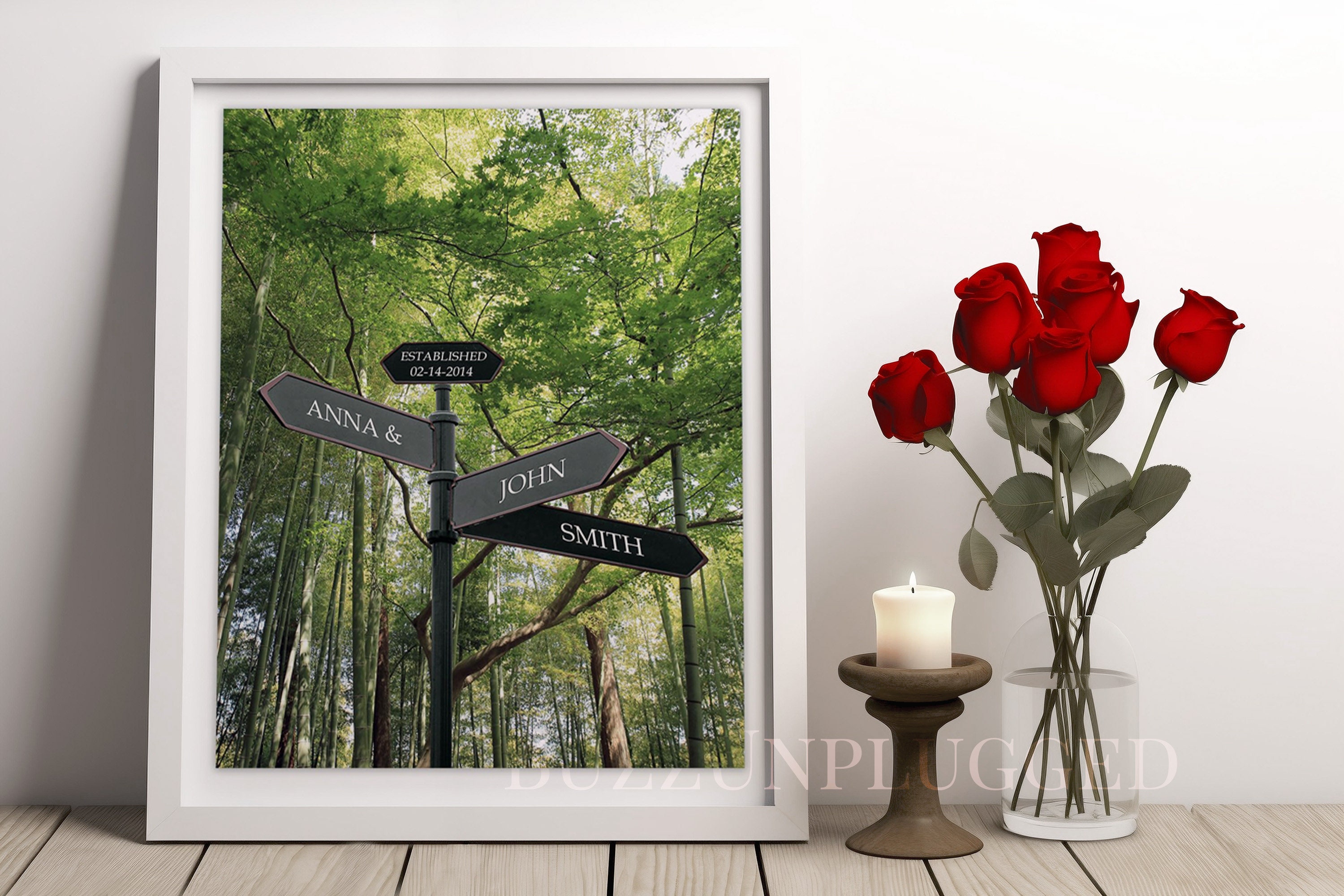 Personalized Intersection Sign, Custom Anniversary Gift, Personalized ...