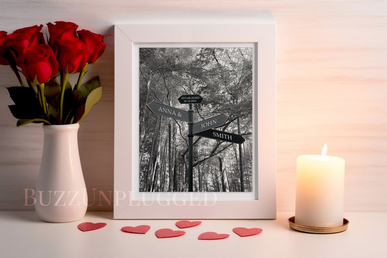 Personalized Intersection Sign Custom Anniversary Gift - Etsy