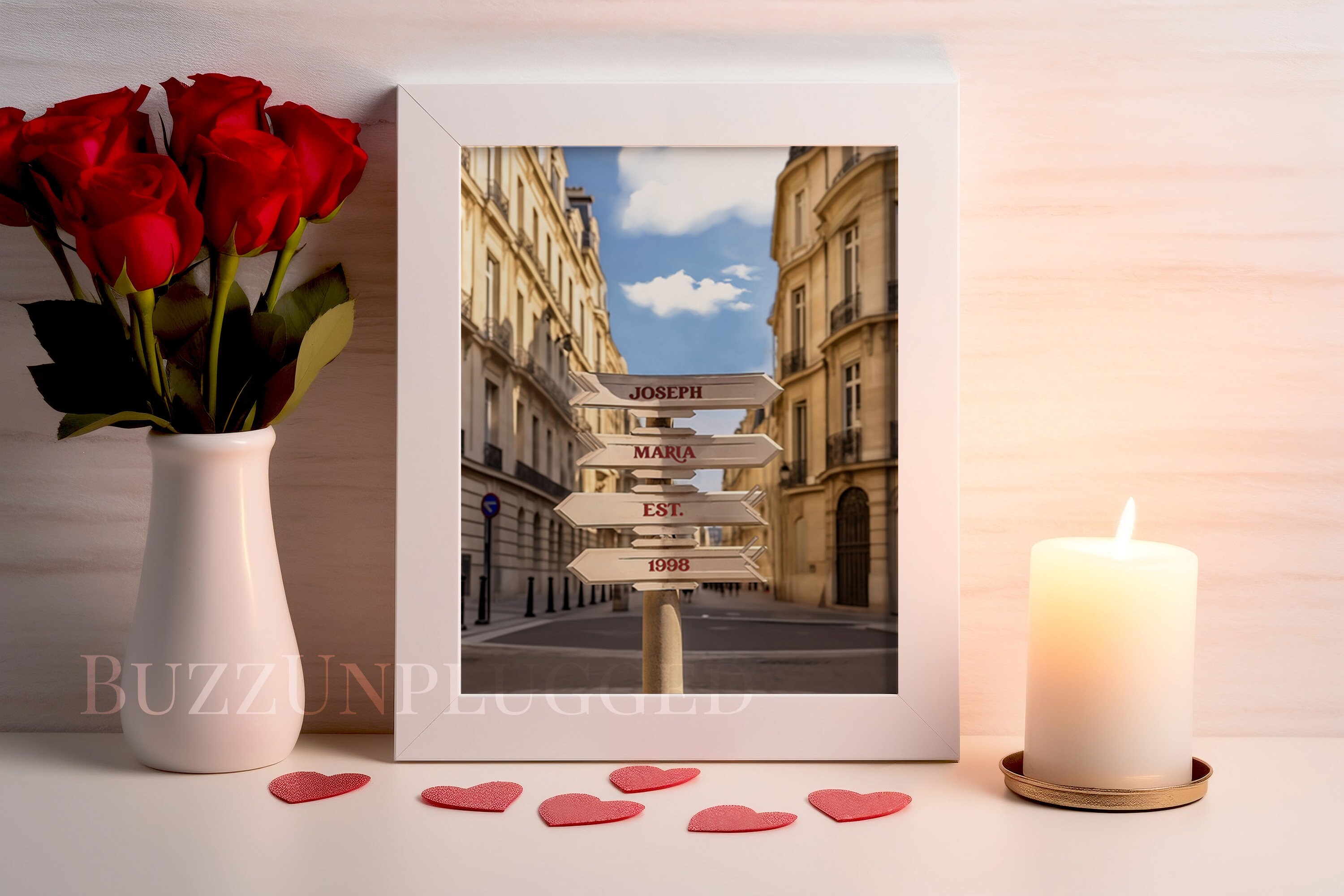 Personalized Paris Name Street Sign Designs, Customized Name ...