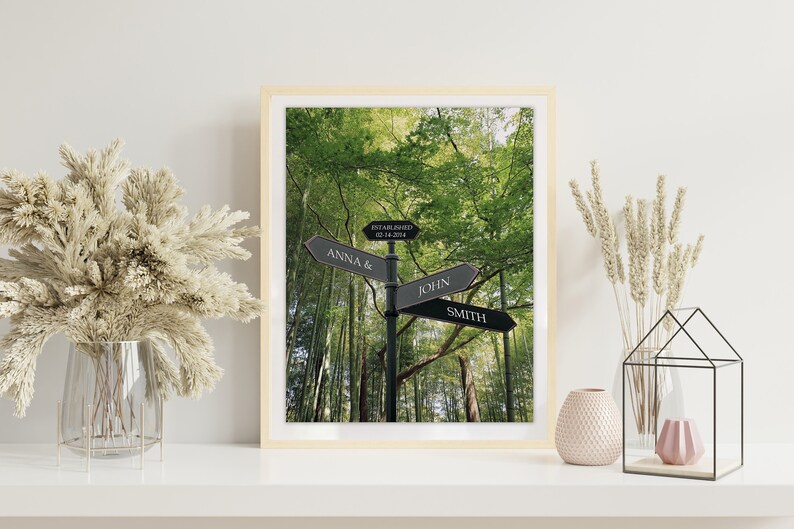 Personalized Intersection Sign, Custom Anniversary Gift, Personalized ...