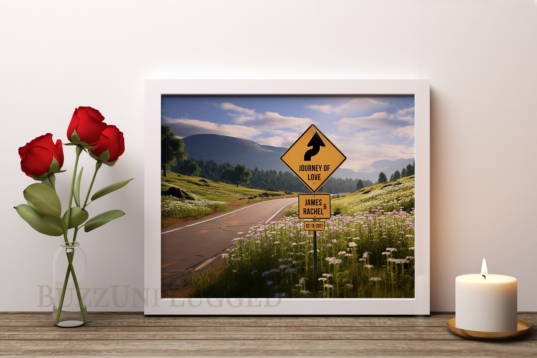 Personalized Name Street Sign Canvas Wall Art Custom Name - Etsy