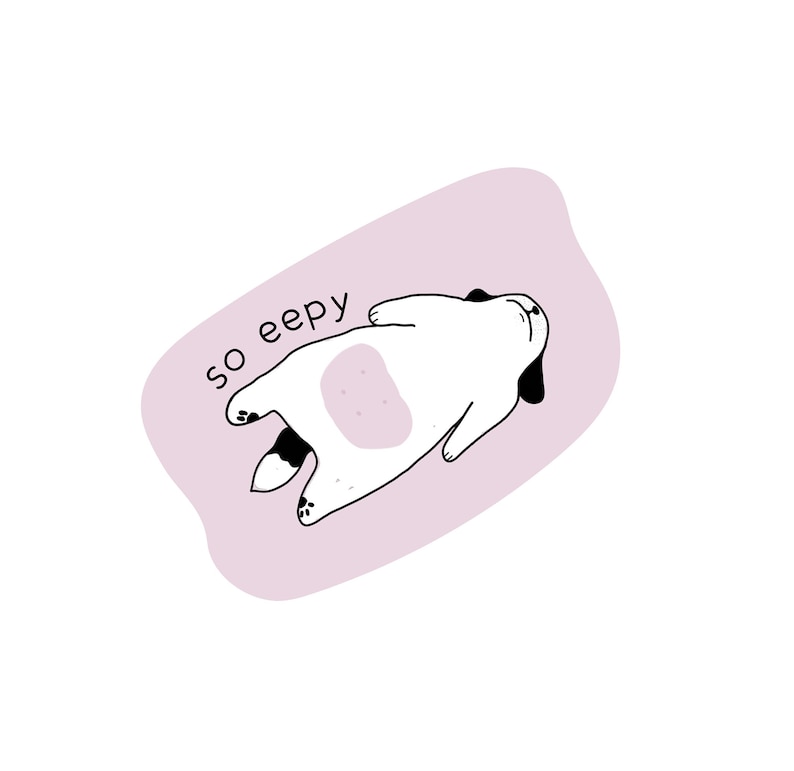 So Eepy Funny Dog Meme Sticker - Etsy