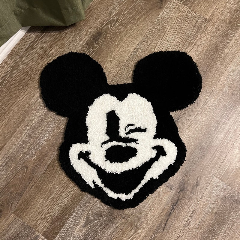 Mickey Mouse Rug - Etsy