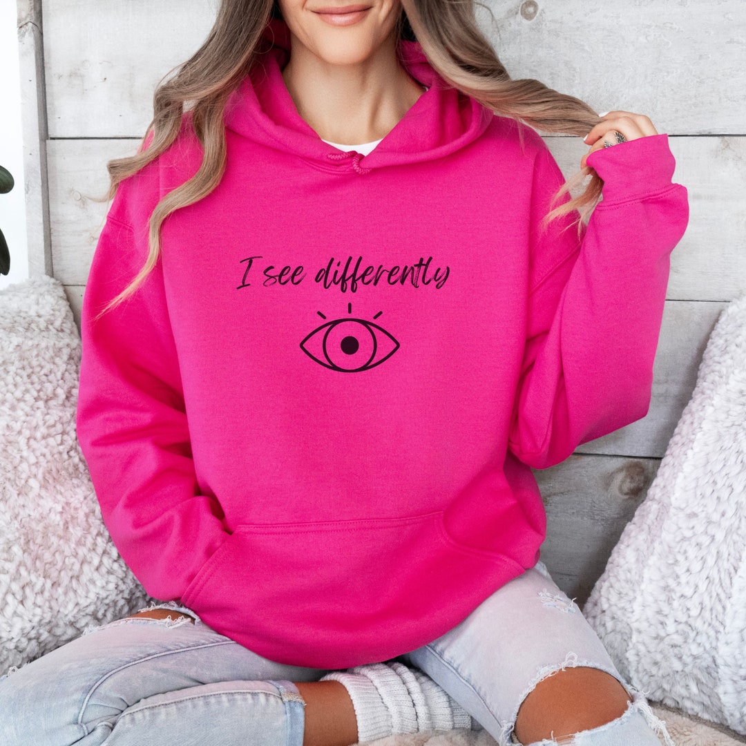 I See Differently - Rosie's Design, Low Vision Awareness Hoodie ...