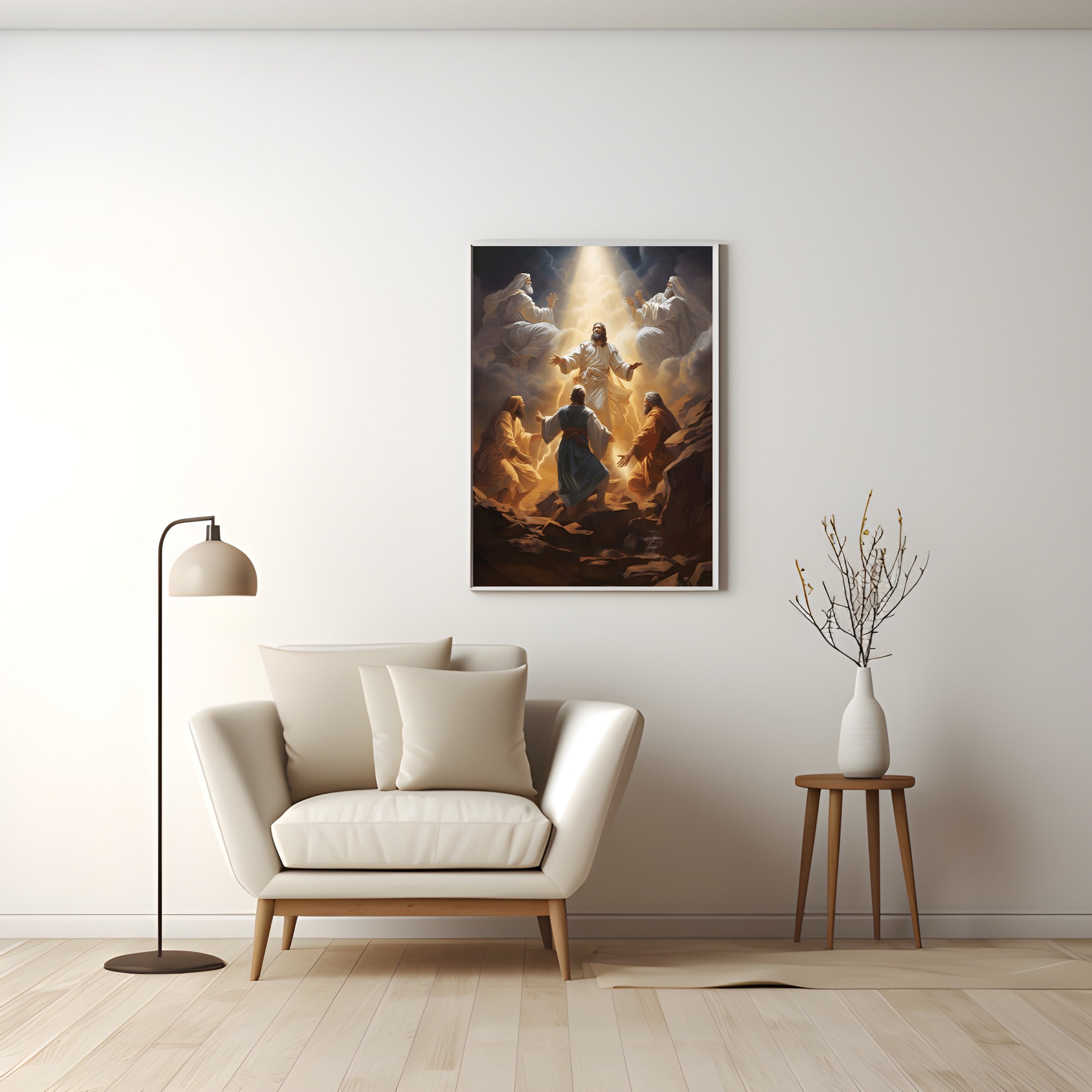 The Transfiguration of Jesus - Poster Print Christian Home Decor Trendy ...