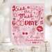 Kiss the Miss Goodbye Bachelorette Tapestry, Kiss the Miss Goodbye ...