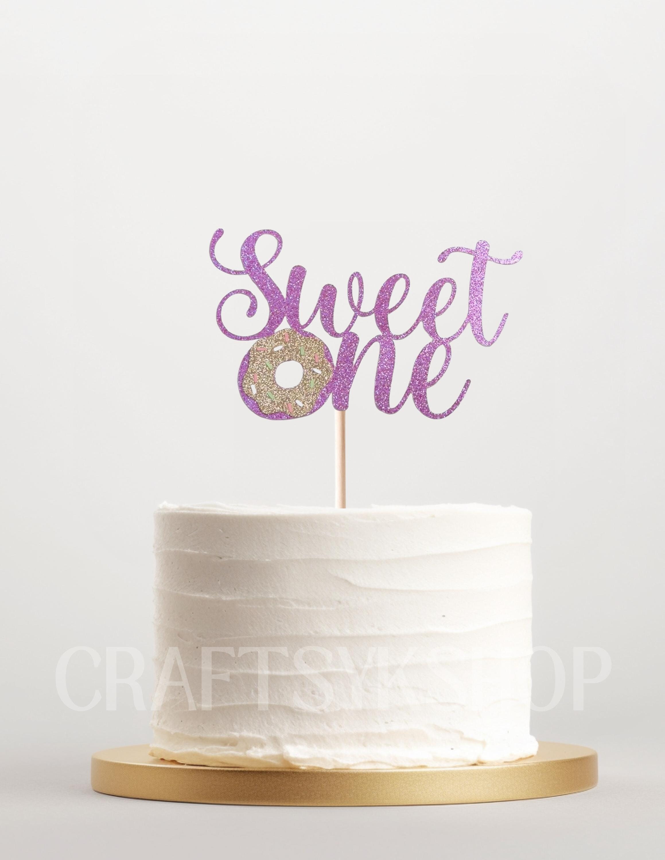 Sweet One Cake Topper Donut Theme Birthday Cake 1st Birthday Cake ...