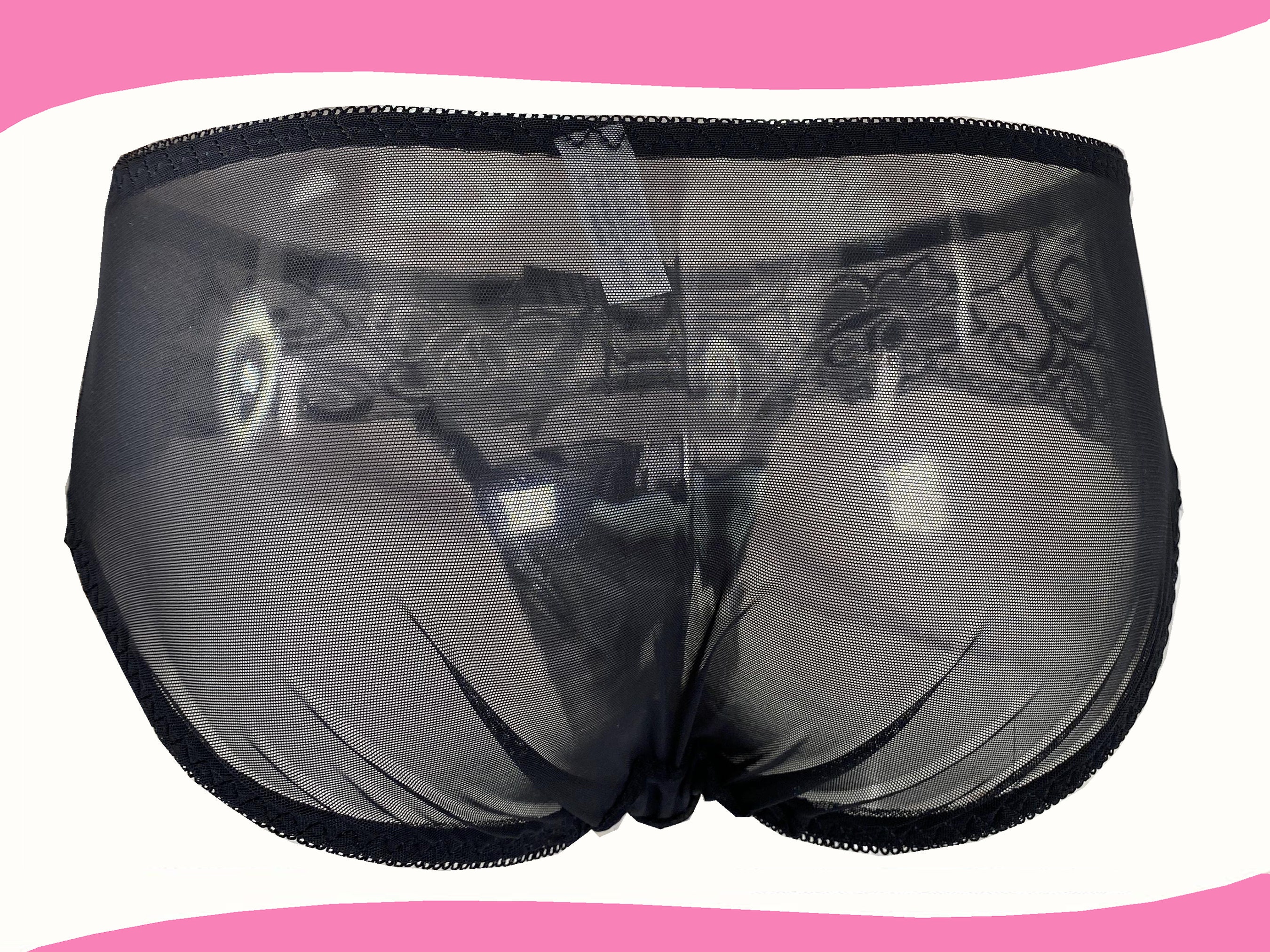 LINRA Hiding Gaff Panty Sexy Soft Lace Underwear Sponge Camel Toe Brief ...