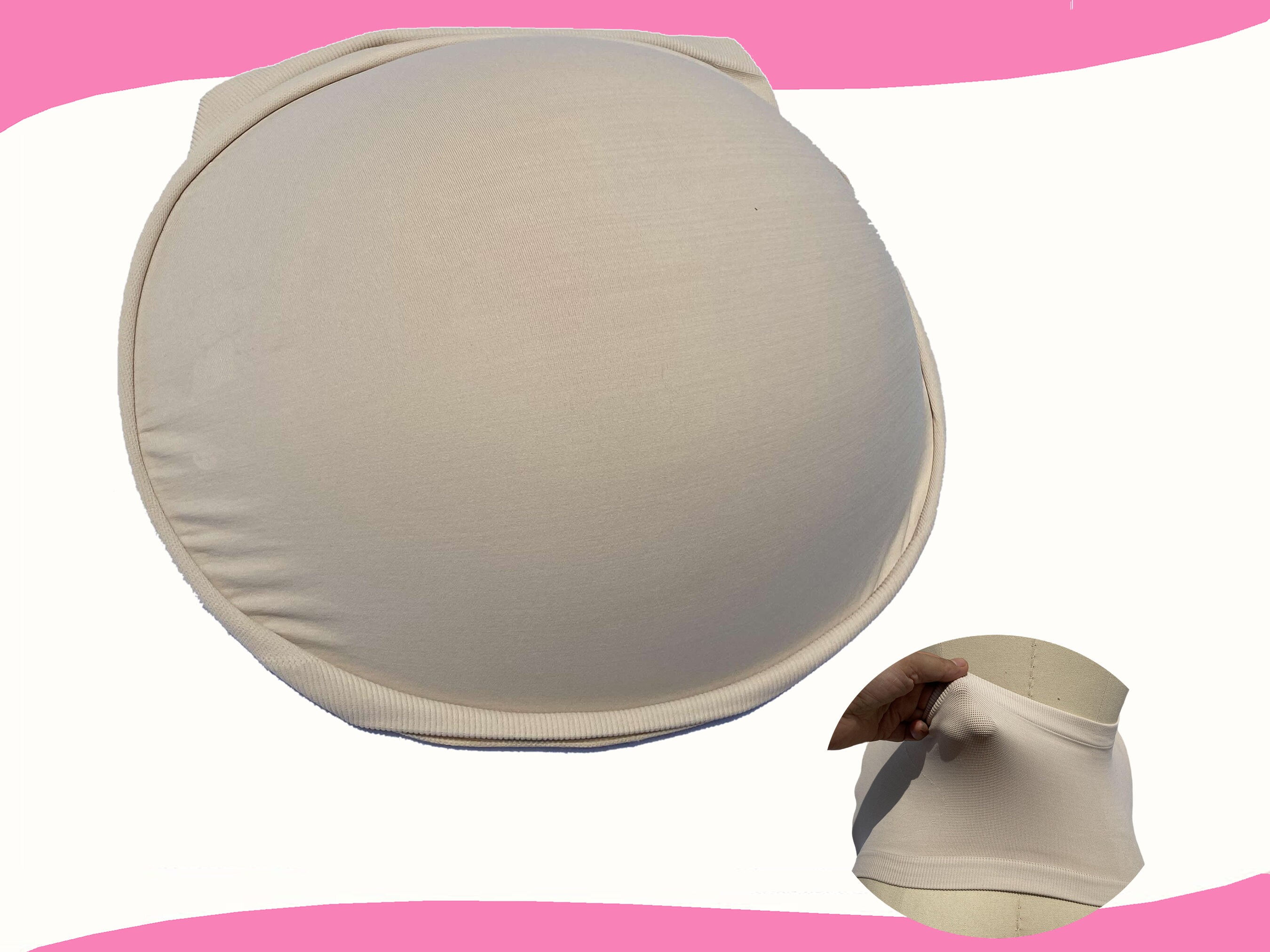 LINRA Sponge Fake Pregnancy Belly With Seamless Waistband for Movie TV ...