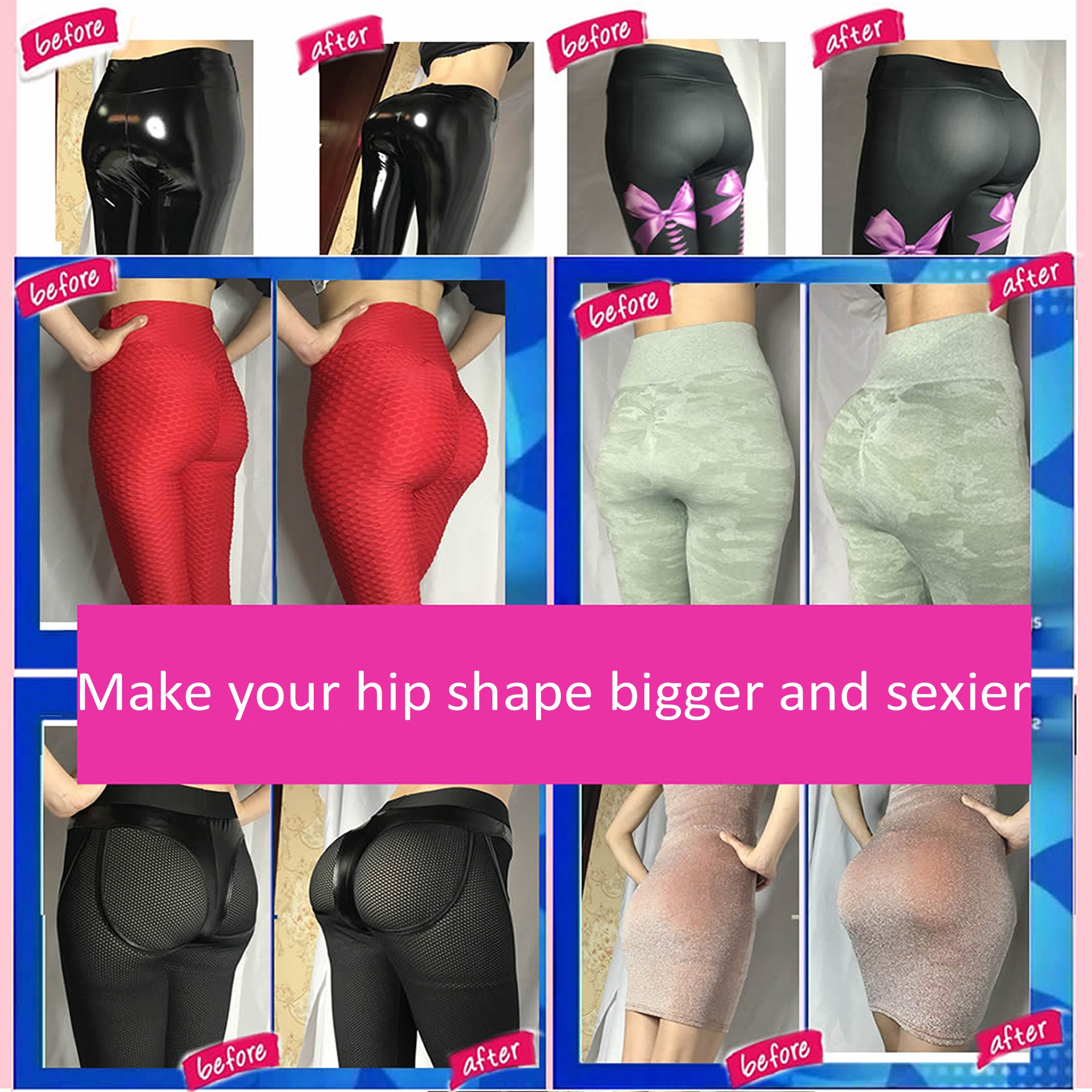 LINRA Silicone Butt Enhancer Pads Cosplay/crossplay, Sfx, TG/CD, M2F Transformation Self ...