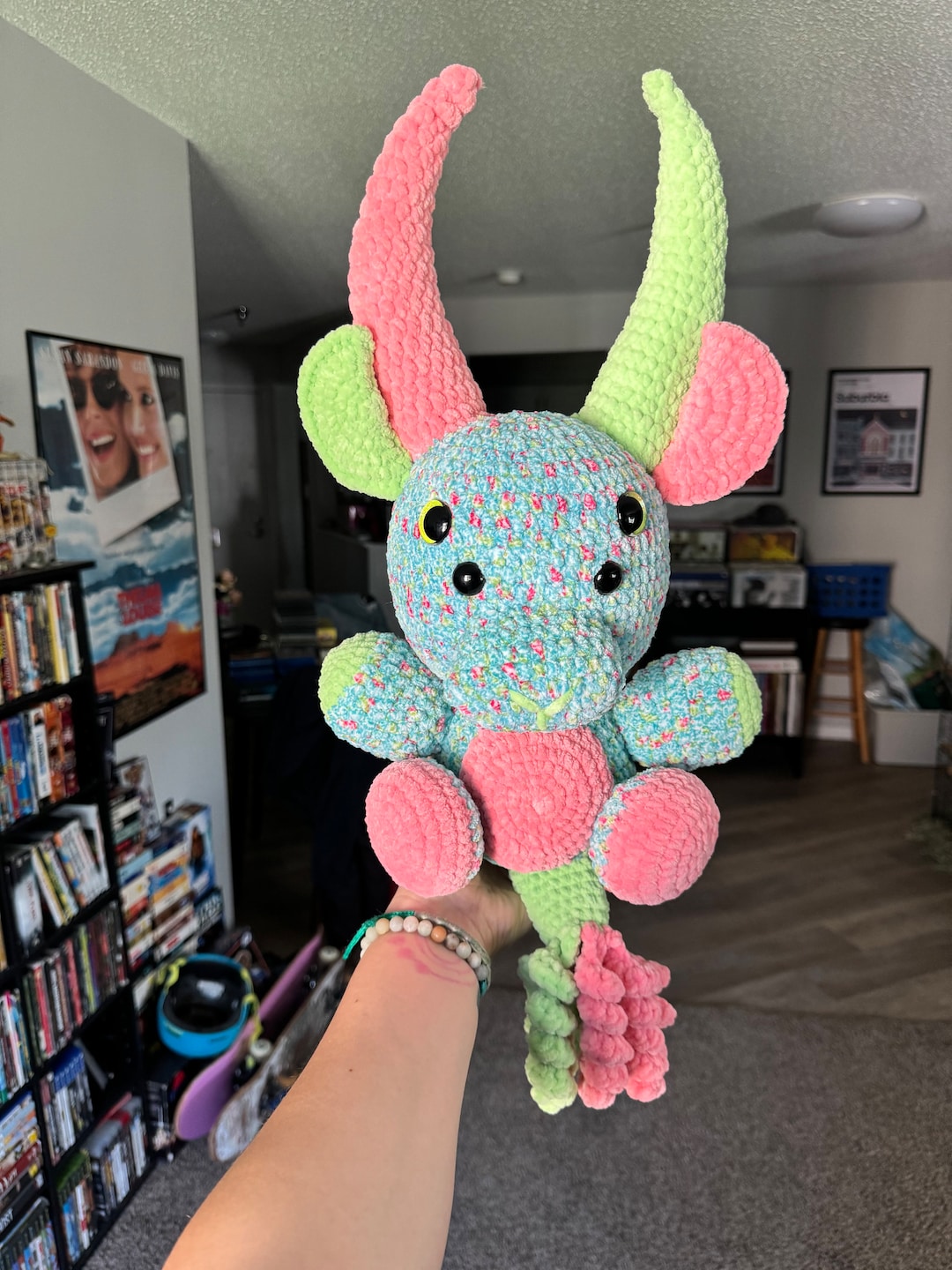 Four Eyed Floral Goat - Etsy