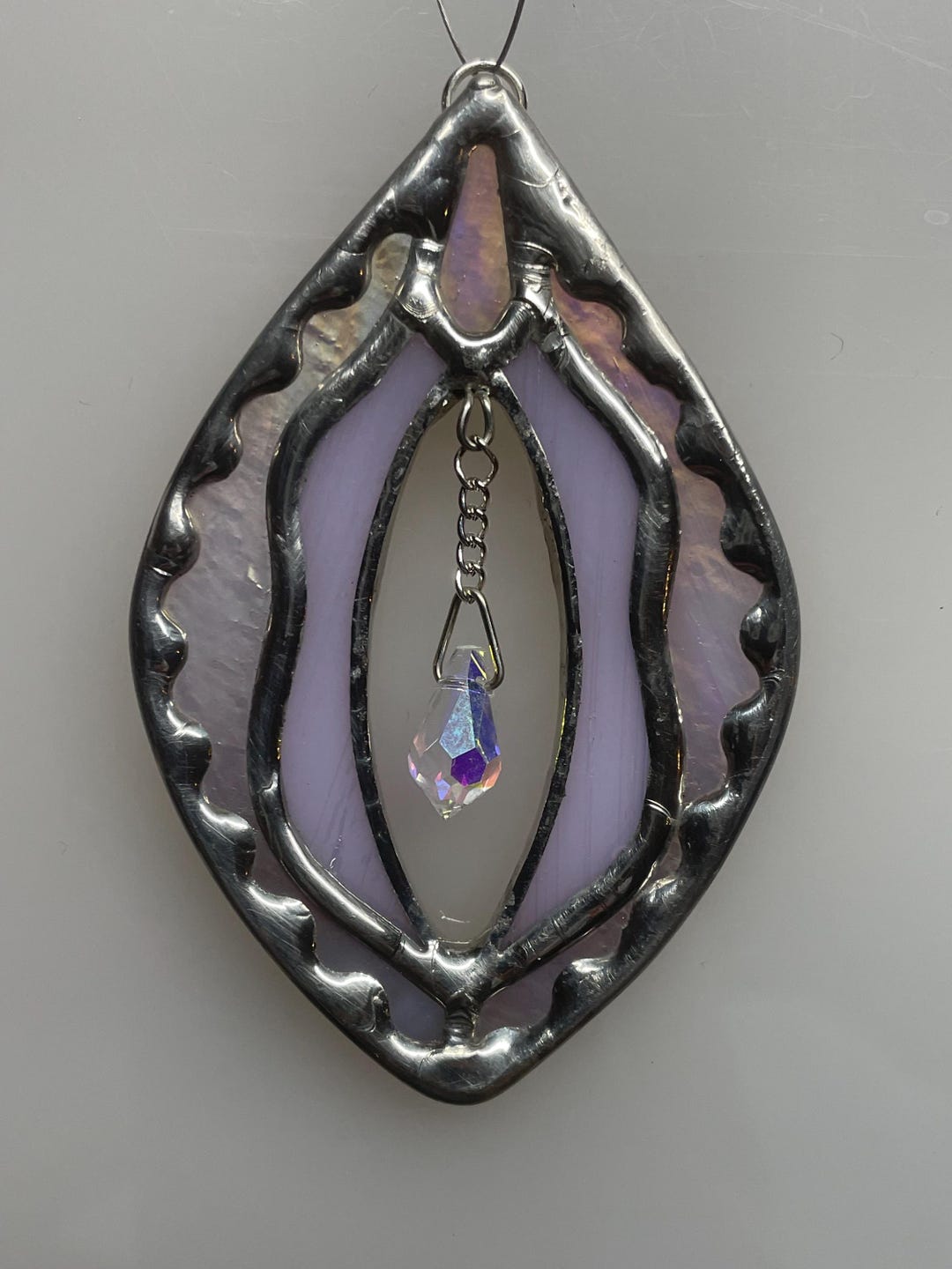Stained Glass Yoni Vulva MINI Suncatcher - Etsy