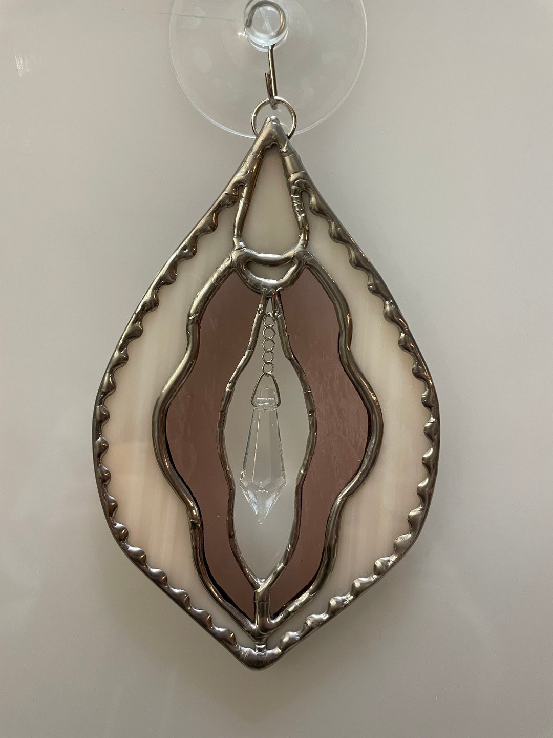 Stained Glass Yoni Suncatcher Etsy