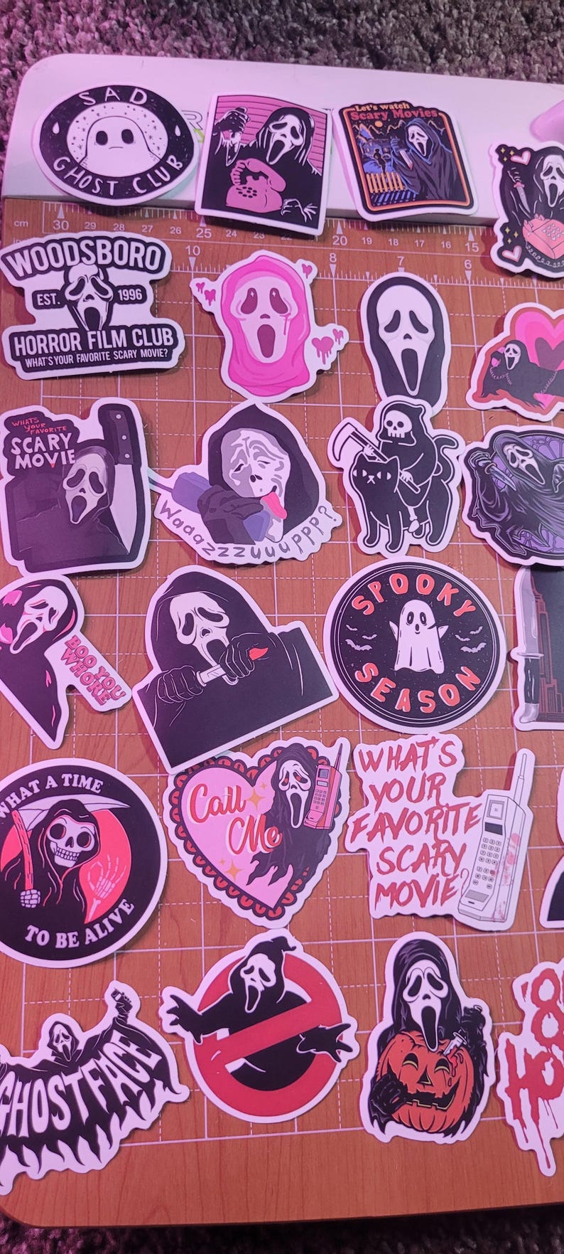 Horror Film Ghostface Ghost Face 80's 90's Scary Movie Film Halloween ...