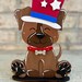 Dog Interchangeable Desk Buddy With Seasonal and Holiday Hats, Dog ...